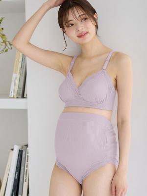 Rosemadame（ローズマダム） 綿リブレース マタニティショーツ | マタニティ ショーツ(品番：24850) ｜マタニティウェア・授乳服通販｜ エンジェリーベ 公式