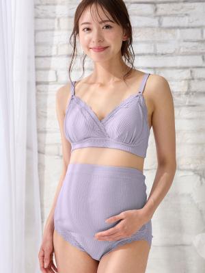 Rosemadame（ローズマダム） 綿リブレース マタニティショーツ | マタニティ ショーツ(品番：24850) ｜マタニティウェア・授乳服通販｜ エンジェリーベ 公式