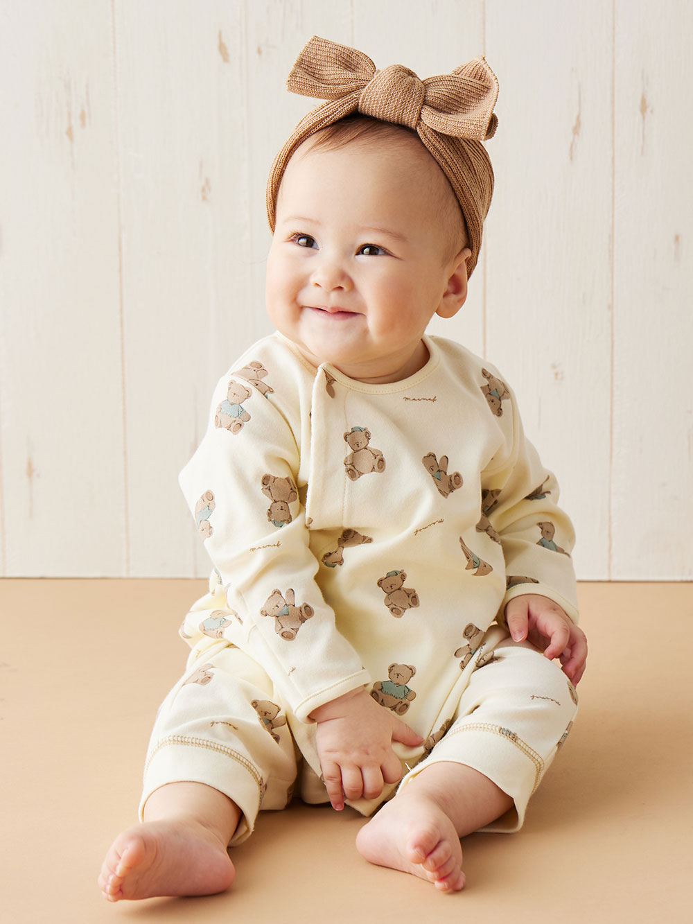 moc mof（モクモフ）テディベア ロンパース | ロンパース・カバーオール(品番：51526) ｜ベビー服（新生児服）・ベビー用品通販 ...