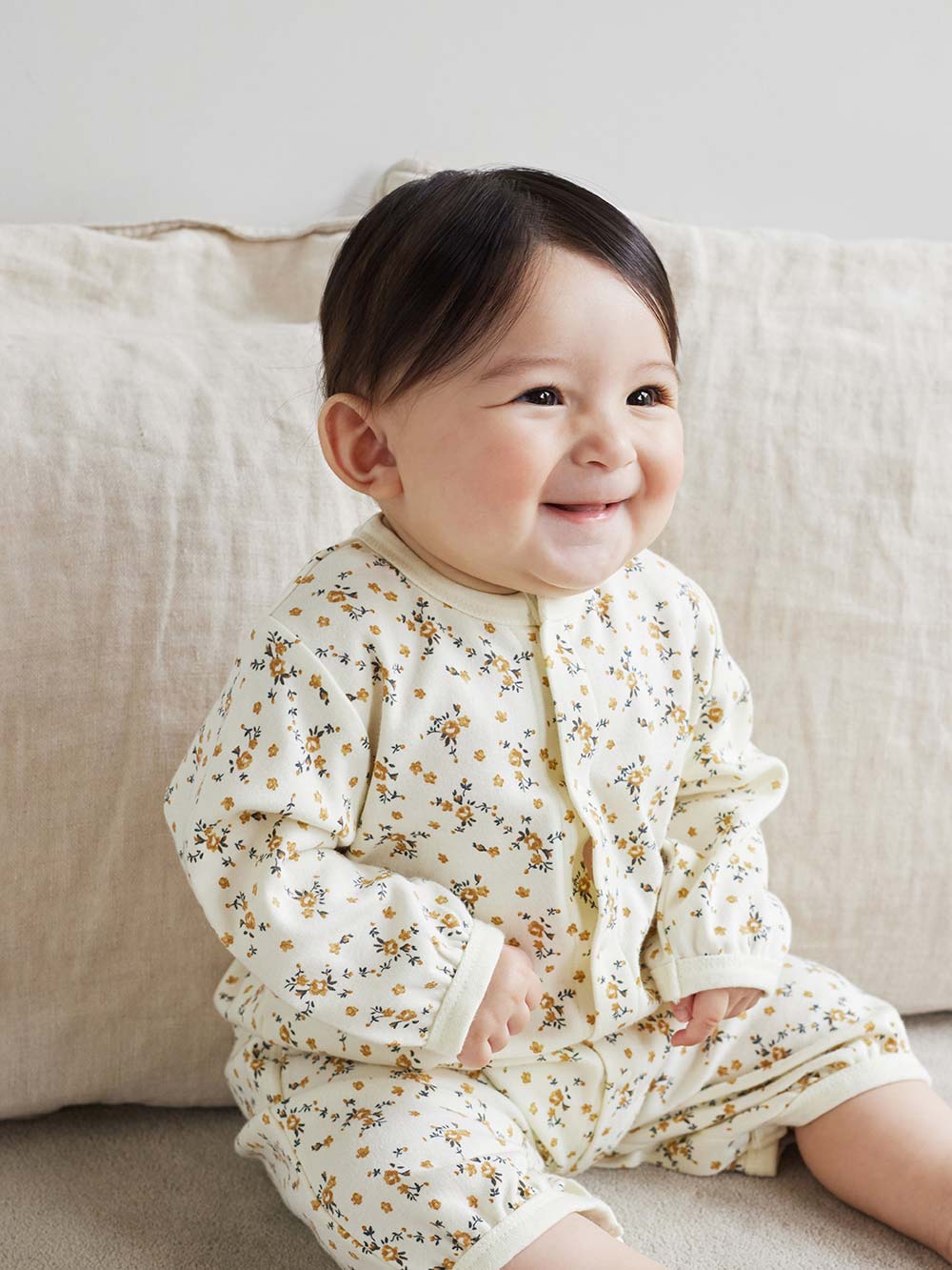 MAKE YOUR DAY（メイクユアデイ）スムース総柄2wayオール | ツーウェイオール（2WAYオール）(品番：51608) ｜ベビー服（新生児服）・ベビー用品通販｜ エンジェリーベ 公式